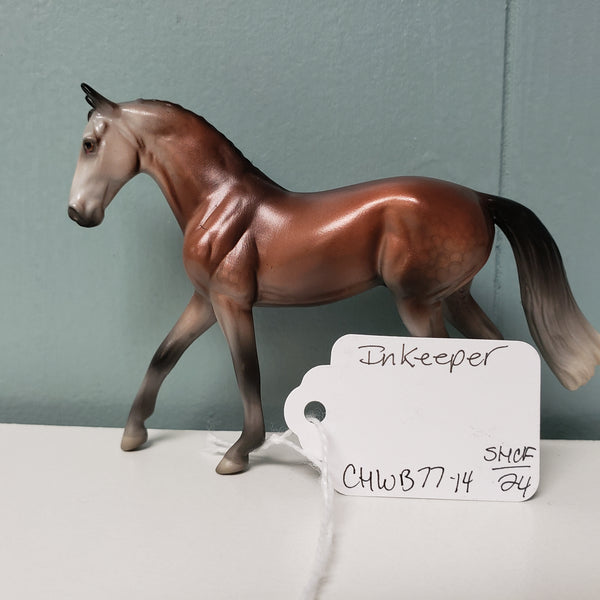Innkeeper OOAK Dappled Bay Going Grey Warmblood Chip By Jess Hamill SA ...