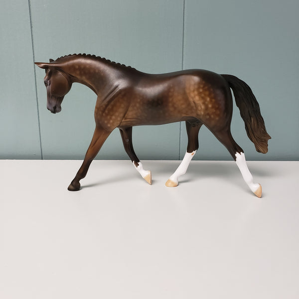 Bravo OOAK Dappled Bay Pebble Warmblood By Dawn Quick - SHCF24 - Stone ...