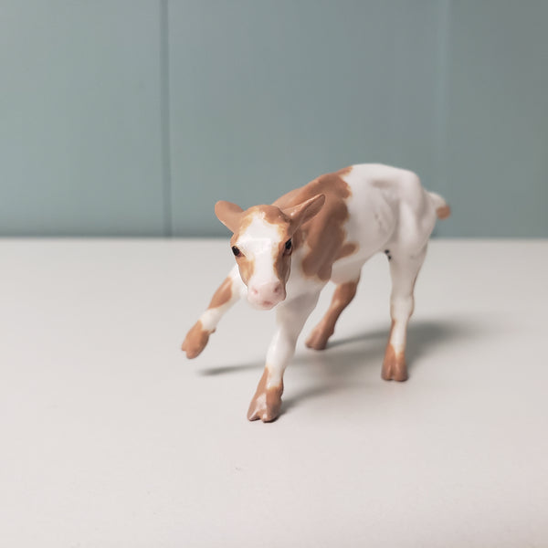 Rump OOAK Light Brown & White Cow Chip By Andrea Thomason - National H ...