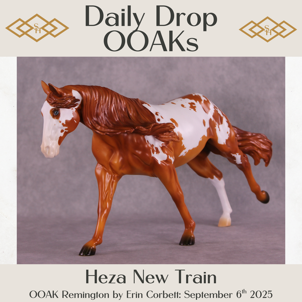 Heza New Train OOAK Remington by Erin Corbett DDOOAKs25 - Stone Horses