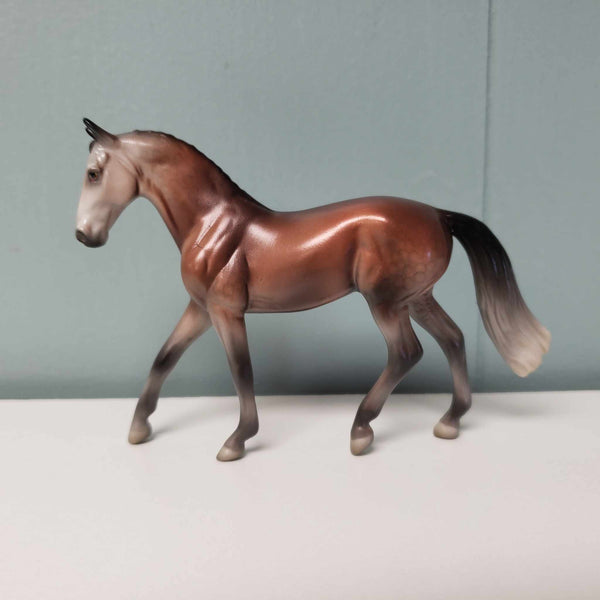 Innkeeper OOAK Dappled Bay Going Grey Warmblood Chip By Jess Hamill SA ...