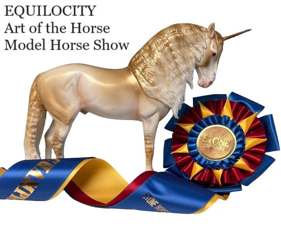 Stone Horses Equilocity "Art of the Horse" Model Horse Show Entry - LE