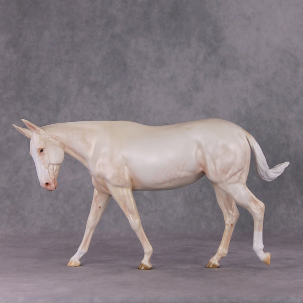 Marscapone OOAK Dappled Cremello Mule By Ashley Palmer HS24 MHP Auctio ...