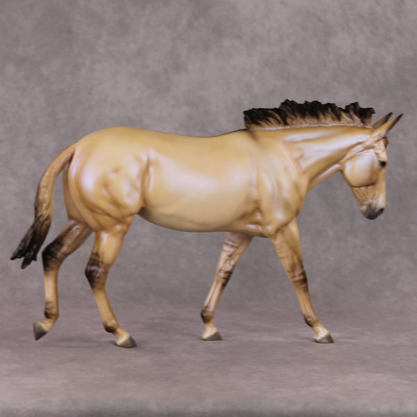 Wildest Fantasy OOAK Dark Dun Mule By Ellen Robbins HS24 - Stone Horses