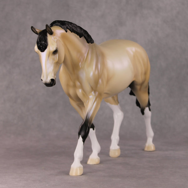 Just In Time OOAK Dapple Buckskin Irish Draught By Ellen Robbins HS24 ...