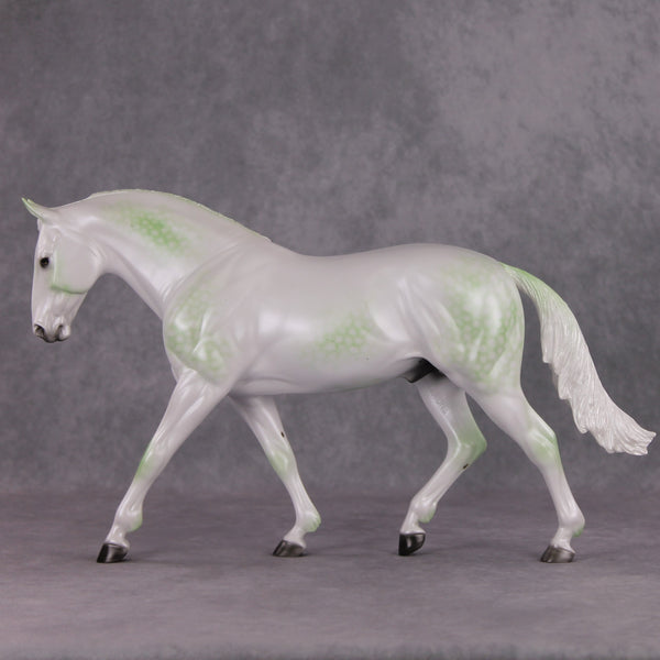 Evergreen OOAK Pearl Dappled Green Going Grey Irish Draught By Ellen R ...