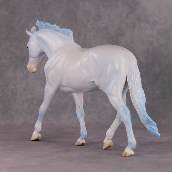 Reindeer Games OOAK Reindeer Blue Dappled Deco Irish Draught By Angela ...