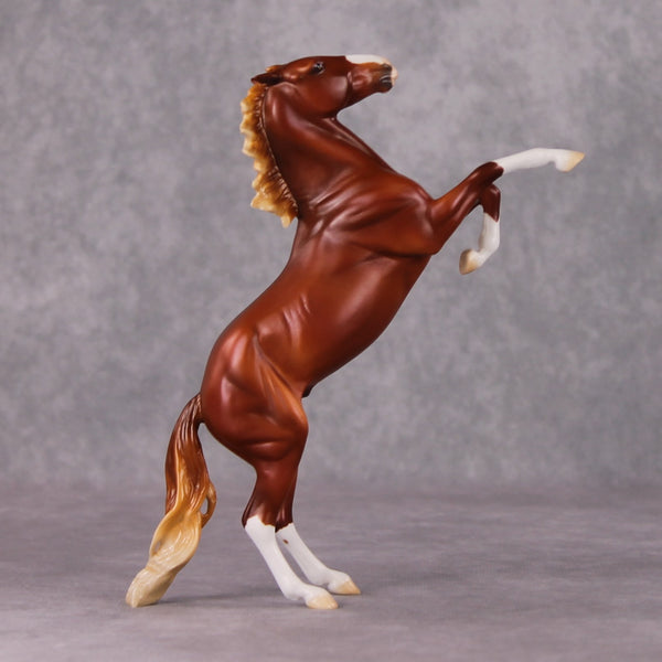 Frankincense OOAK Chestnut Rearing Pebble By Ellen Robbins HS24 - Stone ...