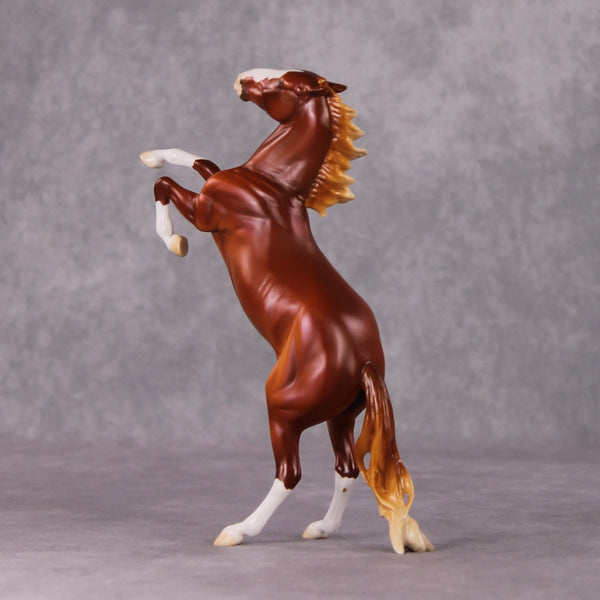 Frankincense OOAK Chestnut Rearing Pebble By Ellen Robbins HS24 - Stone ...