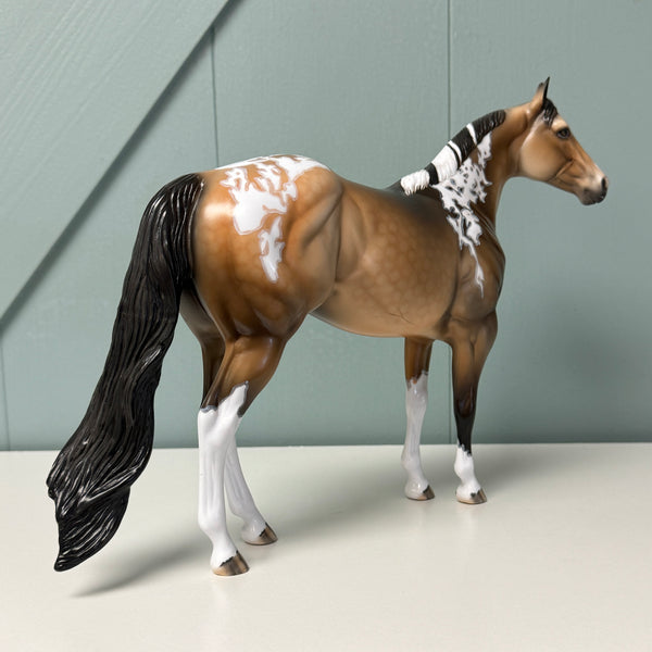 Flaneur OOAK Dappled Sooty Buckskin Tobiano Ideal Stock Horse By Dawn ...