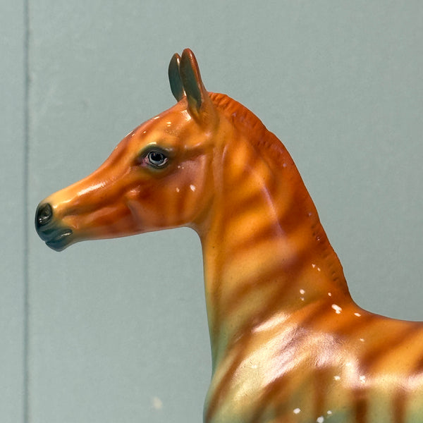 Akzidenz OOAK Deco Zebra Arab Foal By Jess Hamill EQ24 - Stone Horses