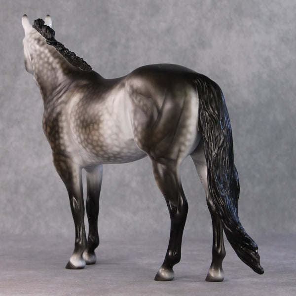 Winter Storm OOAK Dapple Rose Grey ISH By Ashley Palmer HS24 - Stone Horses