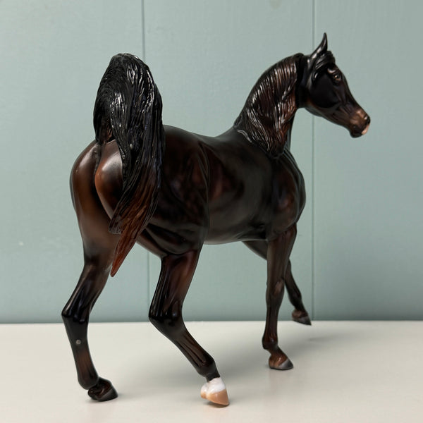 Lily OOAK Dappled Dark Bay W/ Markings Custom Arabian Mare By Julie Ki ...