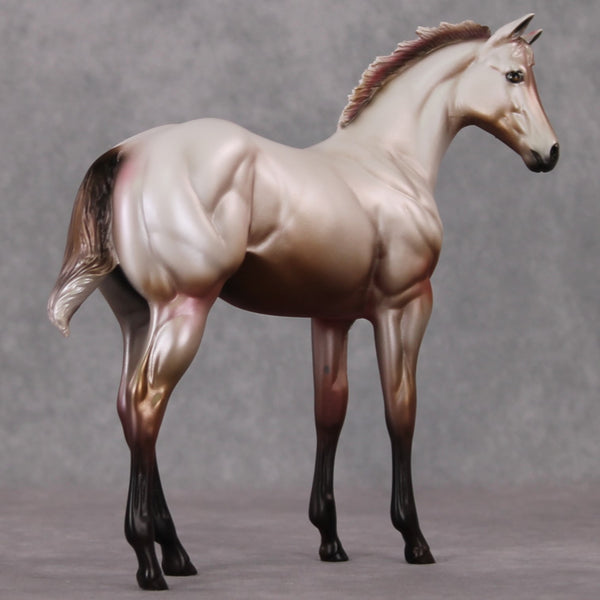 Dorothy OOAK Roan Custom Weanling By Dawn Quick HS24 - Stone Horses