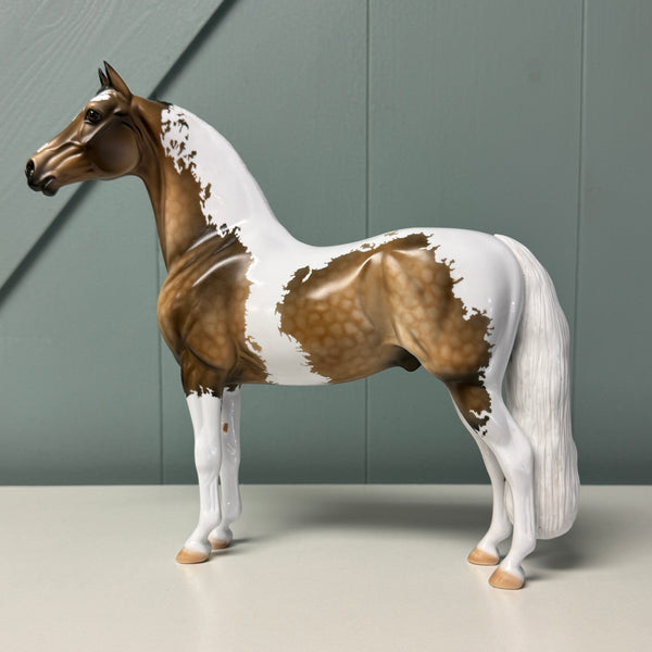 Nacho OOAK Buckskin Tobiano Morgan By Dawn Quick EQ24 - Stone Horses