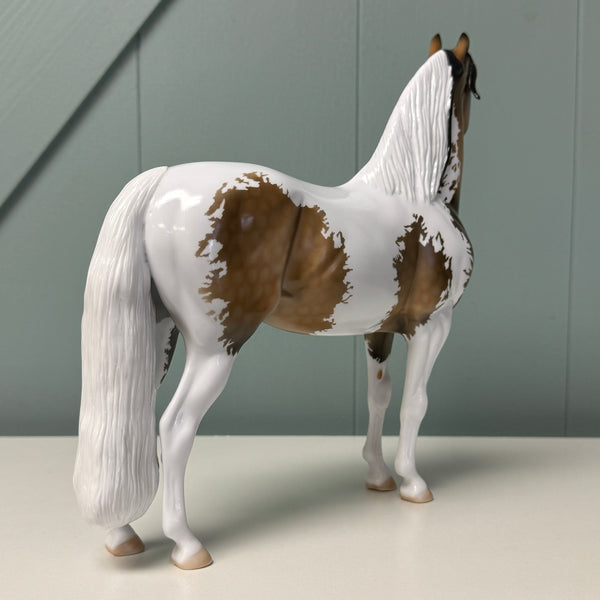 Nacho OOAK Buckskin Tobiano Morgan By Dawn Quick EQ24 - Stone Horses