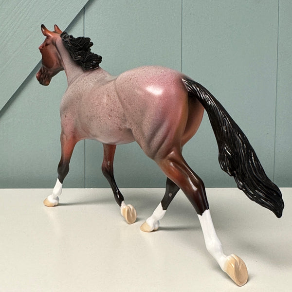 Romer OOAK Red Roan Palouse By Dawn Quick EQ24 - Stone Horses