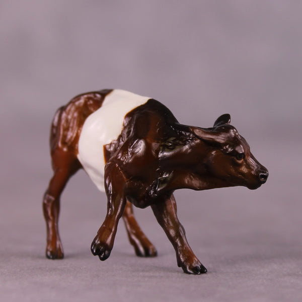 "Fontaine" OOAK Calf Chip by Julie Keim EQ25 - Stone Horses