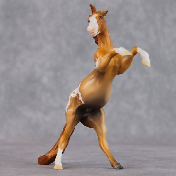 "Obrian" LE-3 Chestnut Appaloosa Rearing Chip By Jamie Adamson $99 Chi - Stone Horses