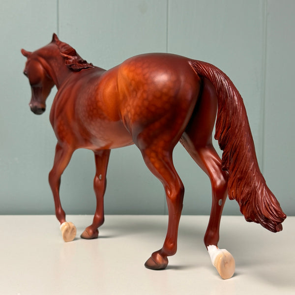 Big Red OOAK Dappled Red Chestnut Thoroughbred By Dawn Quick EQ24 ...