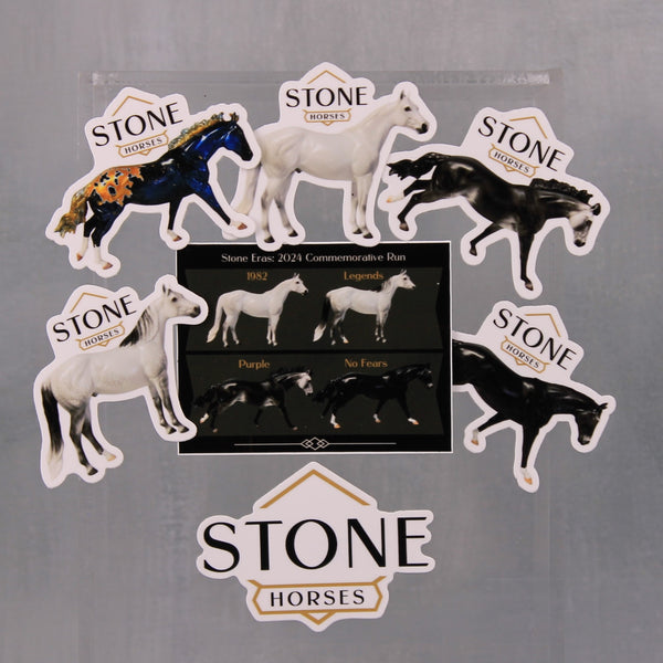 2024 Eras Run Sticker Pack - Stone Horses