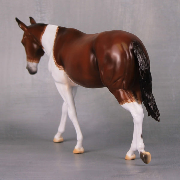 Calico OOAK Bay Pinto Pebble Mule By Jamie Adamson LHS24 - Stone Horses