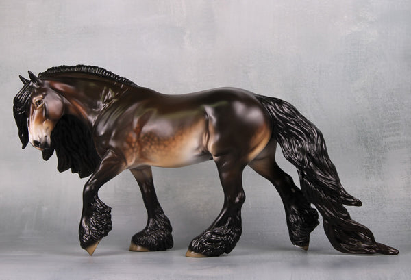 The Beast LE-25 Dappled Bay Pangare Irish Cob Painted By Jess Hamill F ...