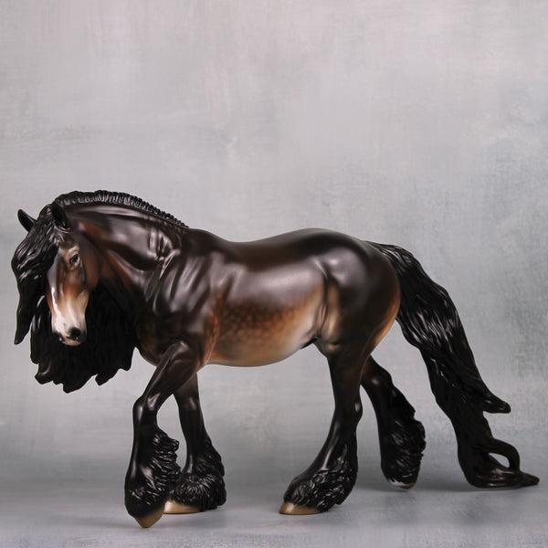 The Beast LE-25 Dappled Bay Pangare Irish Cob Painted By Jess Hamill F ...