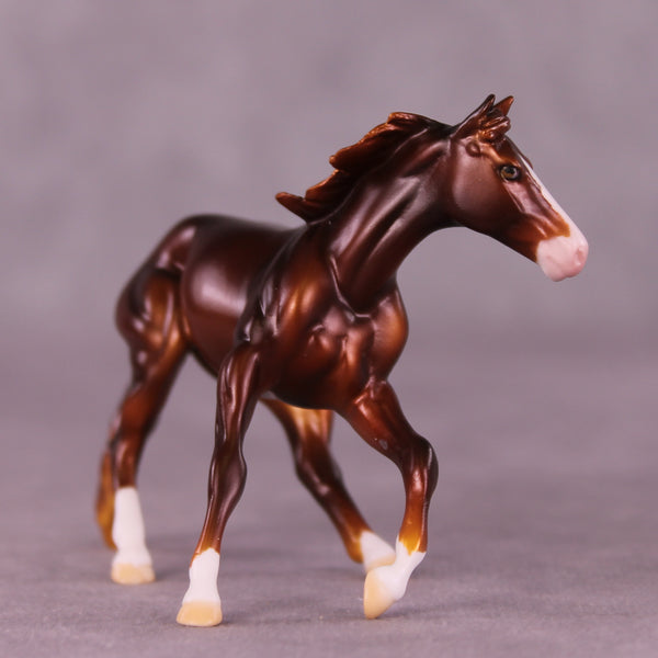 Inner Glow OOAK Chip Cutter by Ellen Robbins LHS25 - Stone Horses