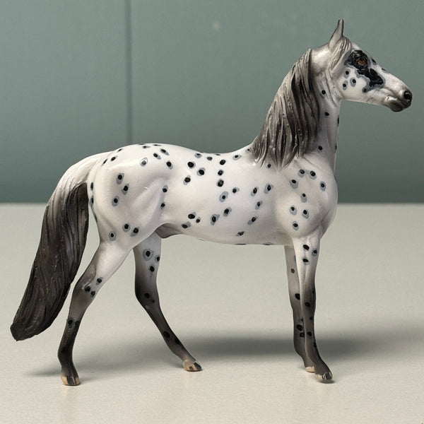 Pepper Series LE-5 OOAK Black Leopard Appaloosa Chips By Dawn Quick an ...