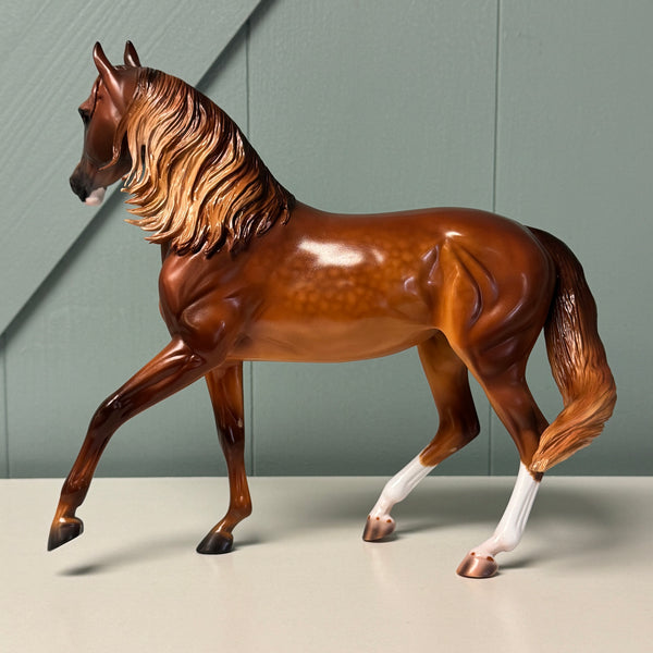 Mascherone OOAK Custom Dappled Chestnut Arabian Mare By Caroline Boyds ...