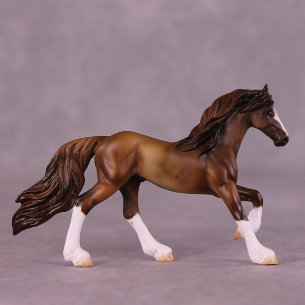 Lennox OOAK Friesian Chip by Julie Keim LHS25 - Stone Horses