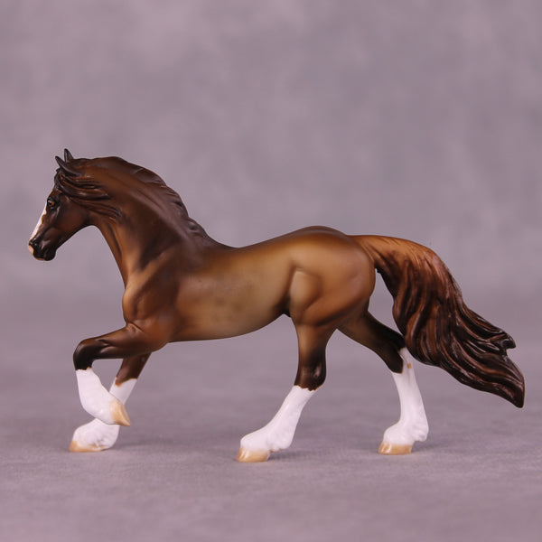 Lennox OOAK Friesian Chip by Julie Keim LHS25 - Stone Horses