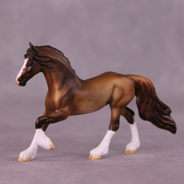 Lennox OOAK Friesian Chip by Julie Keim LHS25 - Stone Horses