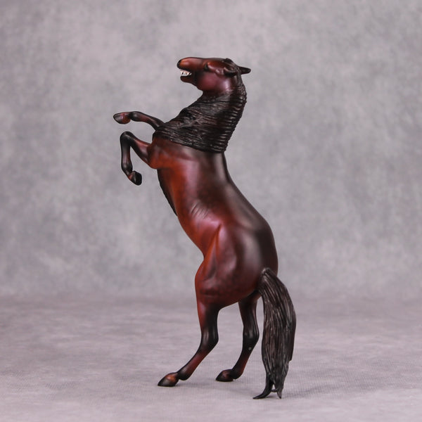Dr. Sirius A. Wolfe, PHD OOAK Dappled Red Bay Were-Horse Rearing Pebbl ...