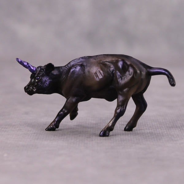 Magic Moo OOAK Deco Purple Unicorn Cow Chip By Kenzie Williamson SS102 ...