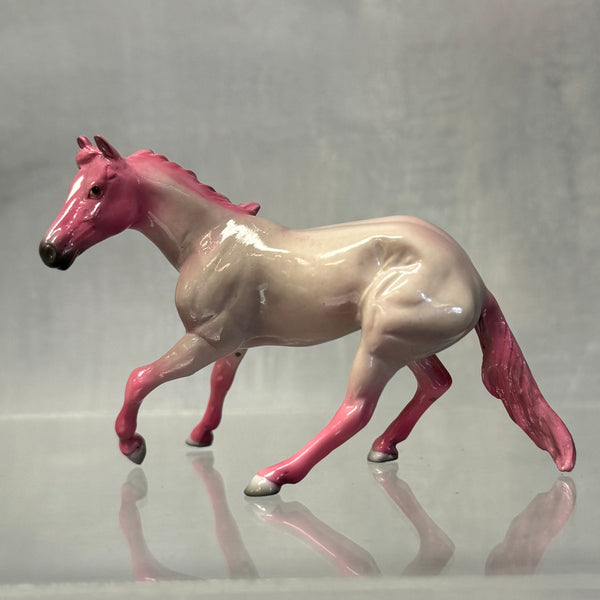 Glossy Dryad Pink & Grey Cutter Chip By Angela Marleau SS824 - Stone Horses