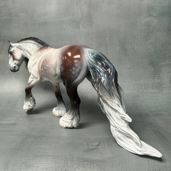 SAMPLE Nouveaux (Realistic) Dappled Rose Grey Custom Irish Cob By Jess ...