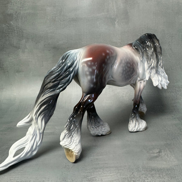SAMPLE Nouveaux (Realistic) Dappled Rose Grey Custom Irish Cob By Jess ...