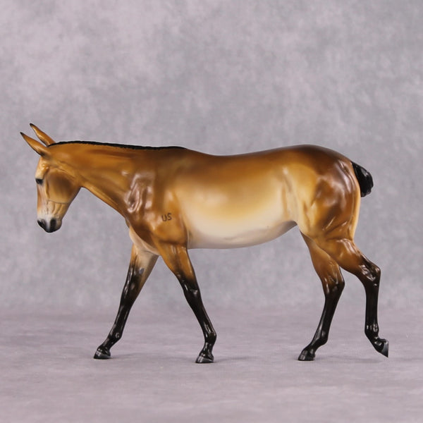 "Major Purdy" OOAK Custom Bay Military Pebble Mule By Tiffany Purdy ...