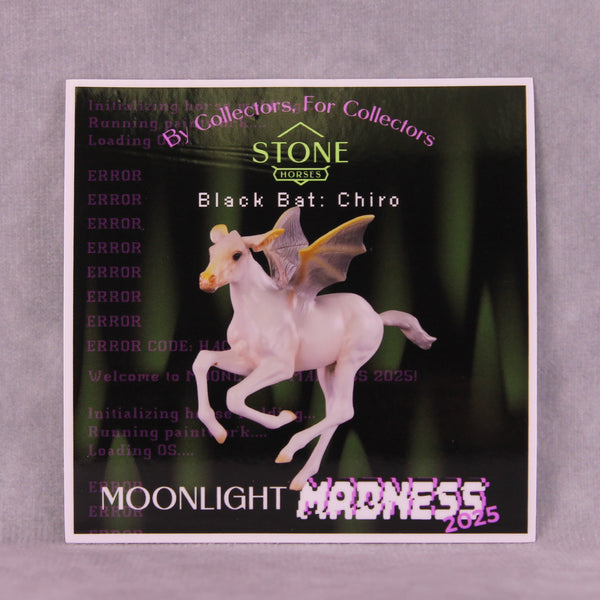Moonlight Madness Black Bat: Chiro Sticker 2025 Limited Edition - Stone ...