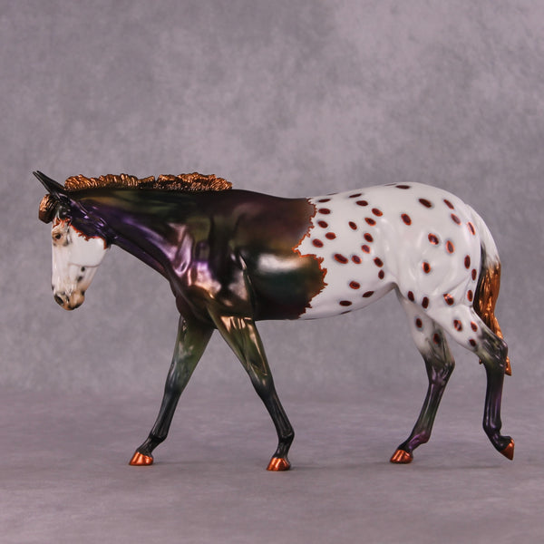"Syzygy" OOAK Large Mule by Dawn Quick SHCF25 - Stone Horses