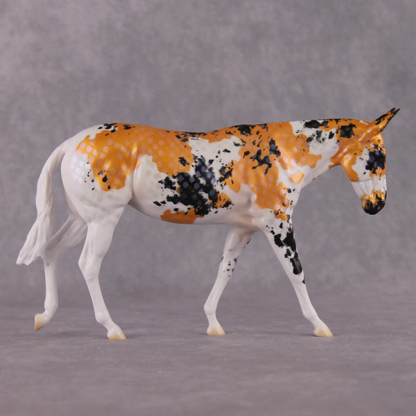 "Utsuri" OOAK Koi Inspired Pebble Mule by Jess Hamill - Stone Horses