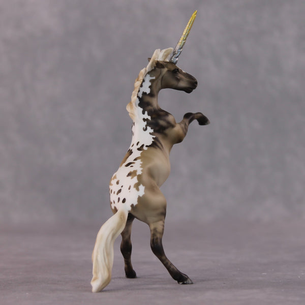 "La Concorde" OOAK FCM Unicorn Rearing Chip By Maggie Jenner-Bennett ...