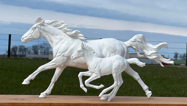 Volo & Pimento Resin Set - Stone Horses