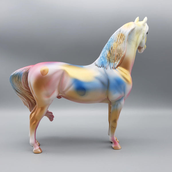 Rainbow Deco Custom Morgan By Josie Fenstermaker - Stone Horses