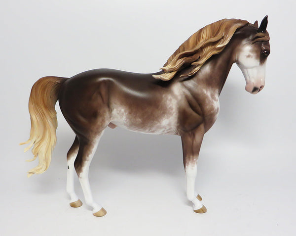 HEARTBREAK HOTEL~OOAK CHESTNUT SABINO ANDALUSIAN MODEL HORSE BY SHERYL ...