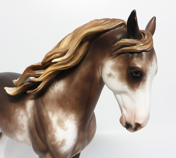 HEARTBREAK HOTEL~OOAK CHESTNUT SABINO ANDALUSIAN MODEL HORSE BY SHERYL ...
