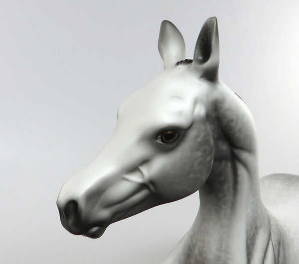 PENELOPE-OOAK DAPPLED GREY YEARLING MODEL HORSE PAINTED BY ALLEN KATT 8 ...