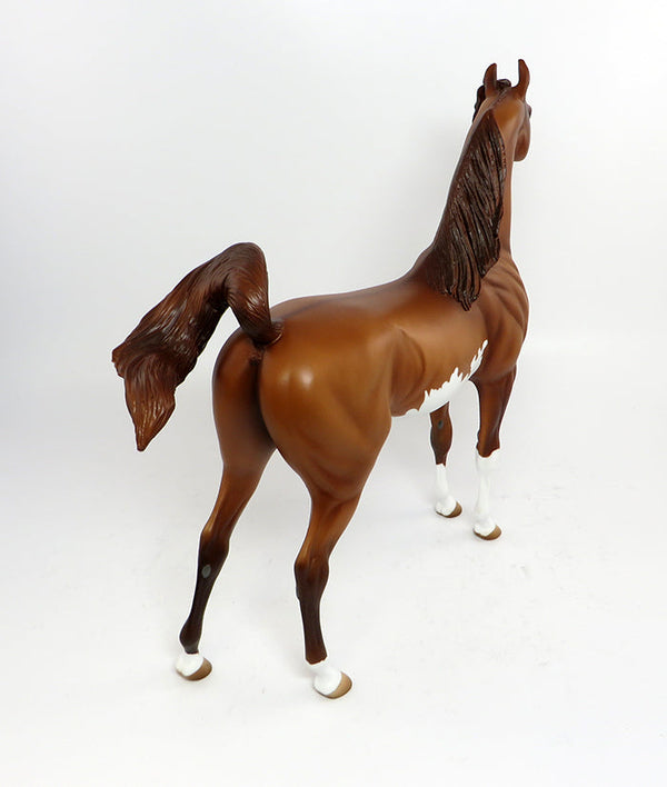 DUN SMOKED IT-OOAK RED DUN PINTO ARABIAN MODEL HORSE 02/24/17 - Stone ...